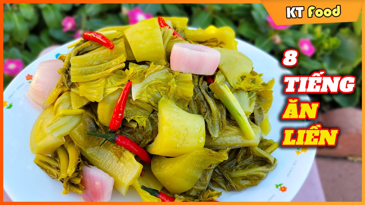 DƯA CẢI CHUA Cấp Tốc 8 Tiếng Là Ăn Được chưa bao giờ thấy làm Dưa Chua ...