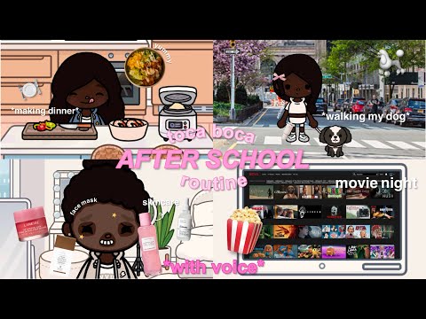 after school routine in toca boca *BUSY* | Toca Boca Roleplay | w/voice 🔊