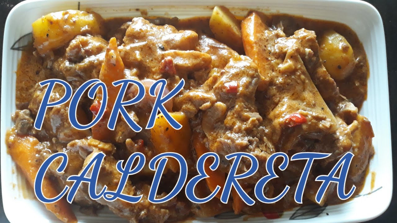 HOW TO COOK PORK CALDERETA (FILIPINO STYLE) - YouTube