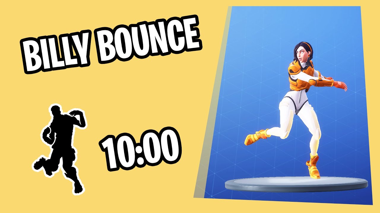 *NEW* FORTNITE BILLY BOUNCE DANCE 10 MINUTES WITH COUNTDOWN // FORTNITE ...