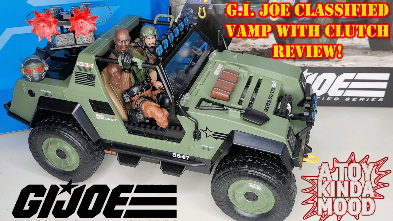 GIJoe Classified VAMP with CLUTCH Review! ~A Flawed Beauty~ - YouTube
