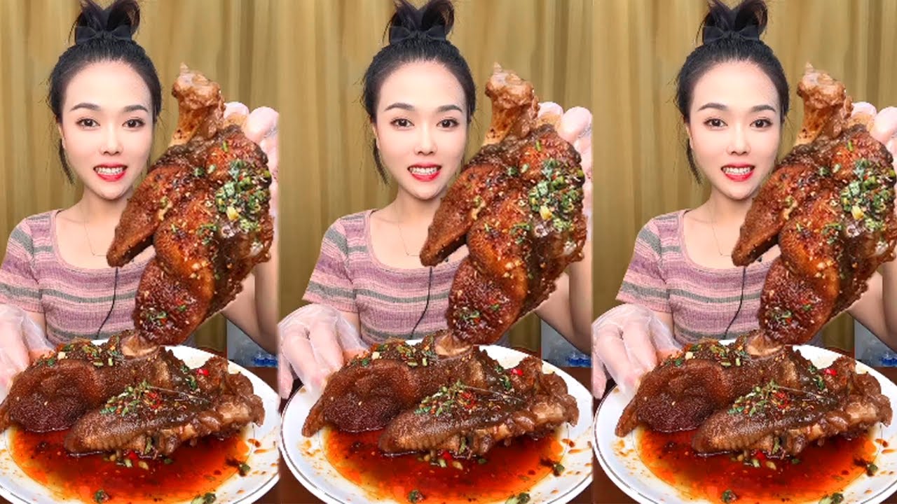 Eat 1kg pork belly+17 eggs，Eating Challenge Mukbang - YouTube