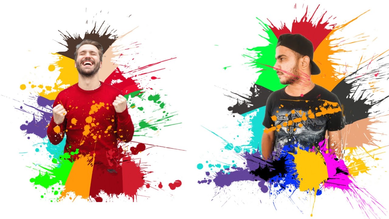 Color Splatter Effect | PicsArt Editing Tutotrial | PicsArt Color ...