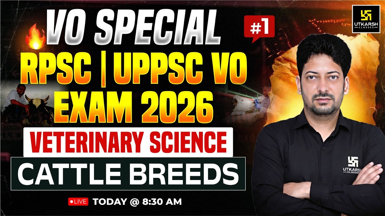 Cattle Breeds | Veterinary science For RPSC / UPPSC VO Exam 2026 ...