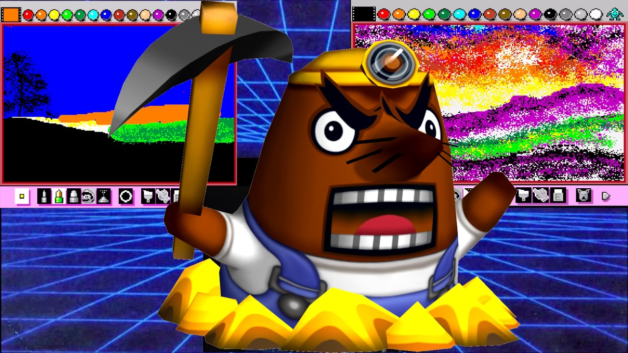 Bob Ross Mario Paint - Episode 1 - YouTube