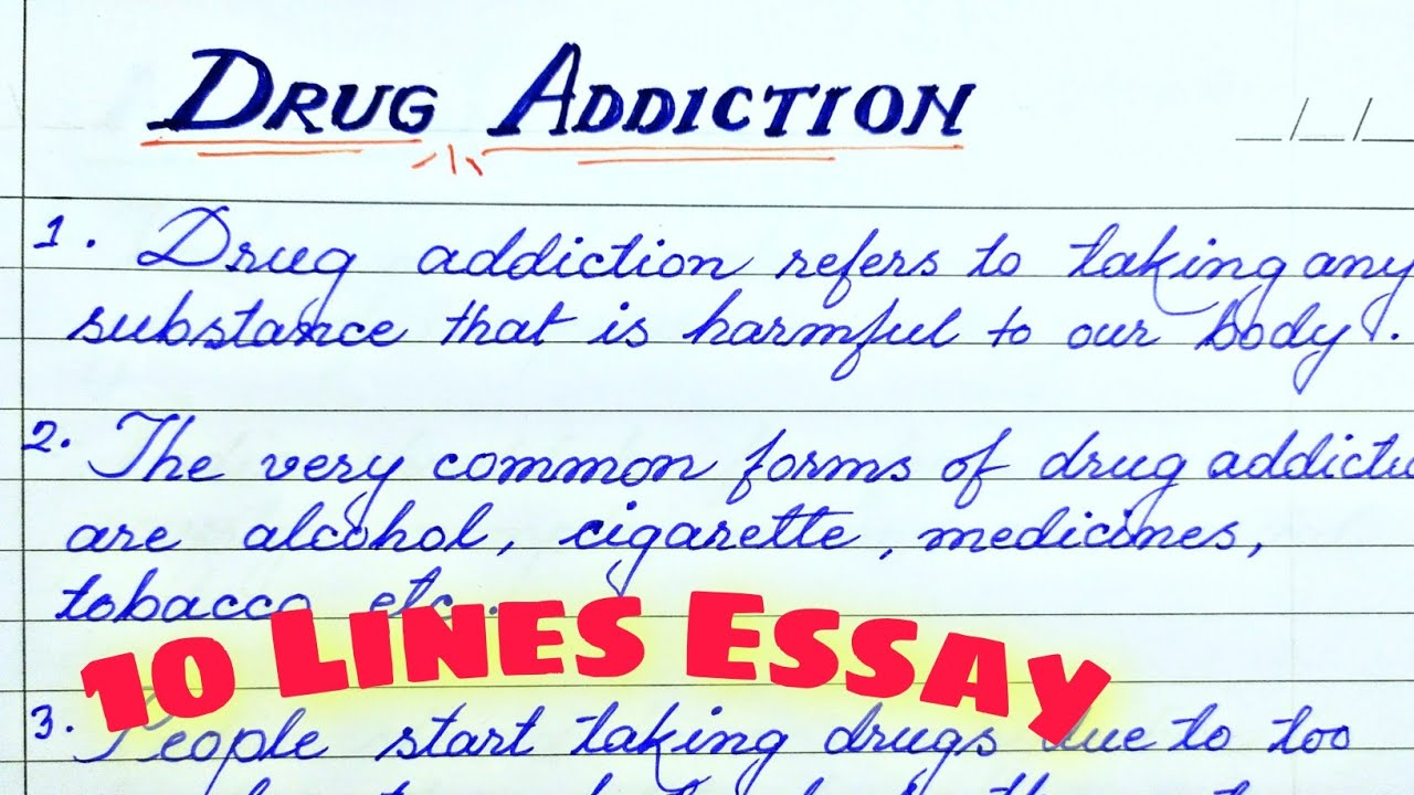drug addiction essay/drug addiction paragraph/drug abuse essay in ...