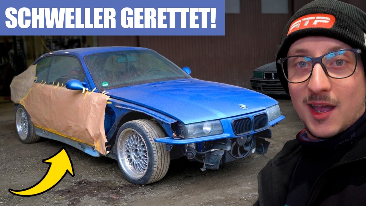 DAS ERGEBNIS ist perfekt! Schweißarbeiten am Schweller sind fertig ...
