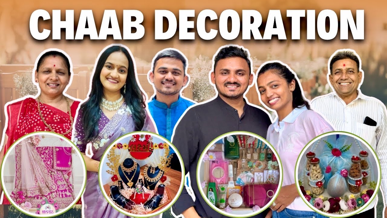 Chaab Decoration Special Vlog 🤩| ઓર્ડર માટે વોટ્સએપ કરો 📲8866247179 ...