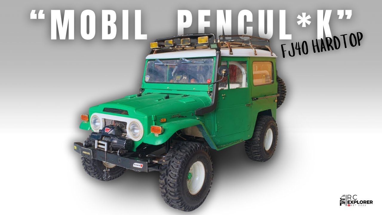 Mobil "Pencul*k" Legendaris, FJ40 HARDTOP. Review FJ40 RC4WD - YouTube