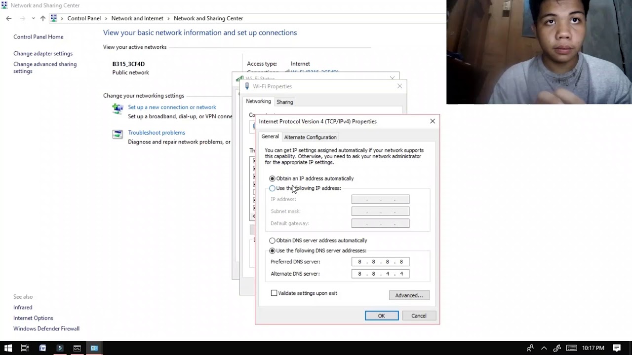How to Change IP Address Manually - YouTube