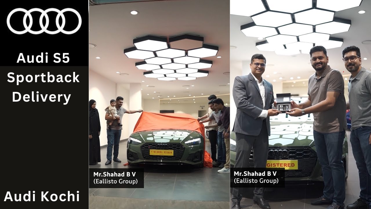Stylish Audi S5 Sportback Delivery Experience at PPS Audi Kochi - YouTube