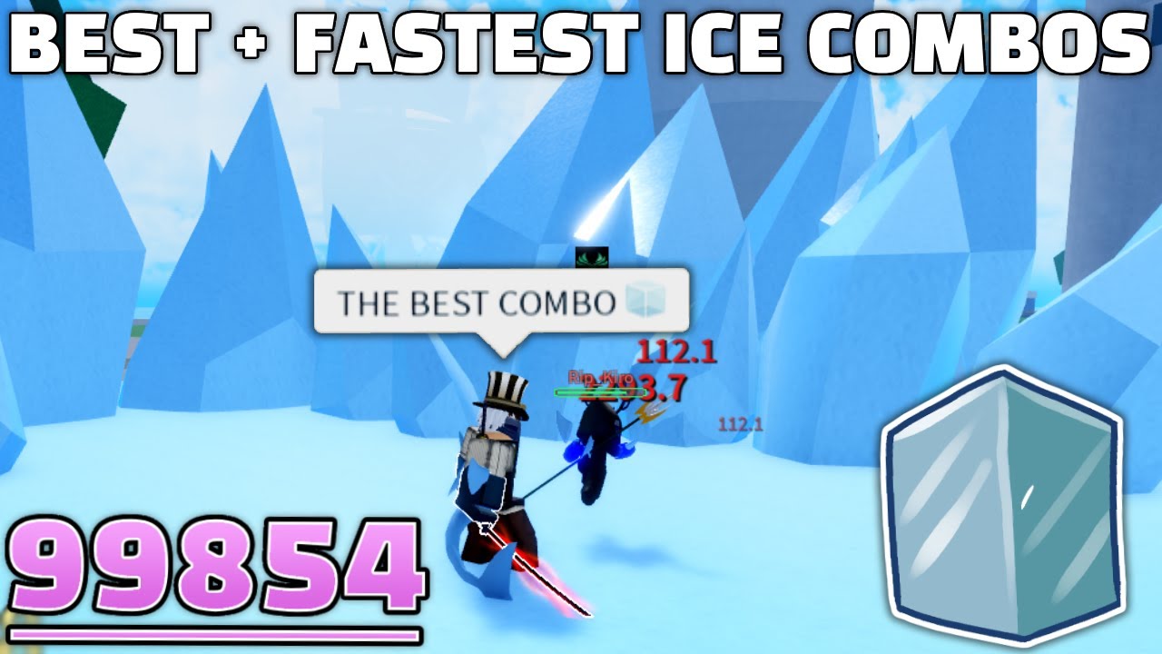 BEST and FASTEST ICE COMBOS in Blox Fruits.. - YouTube
