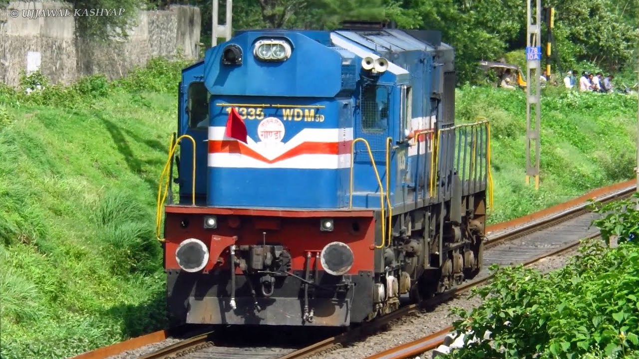 Lazy Light Locomotives of Indian Railways - YouTube