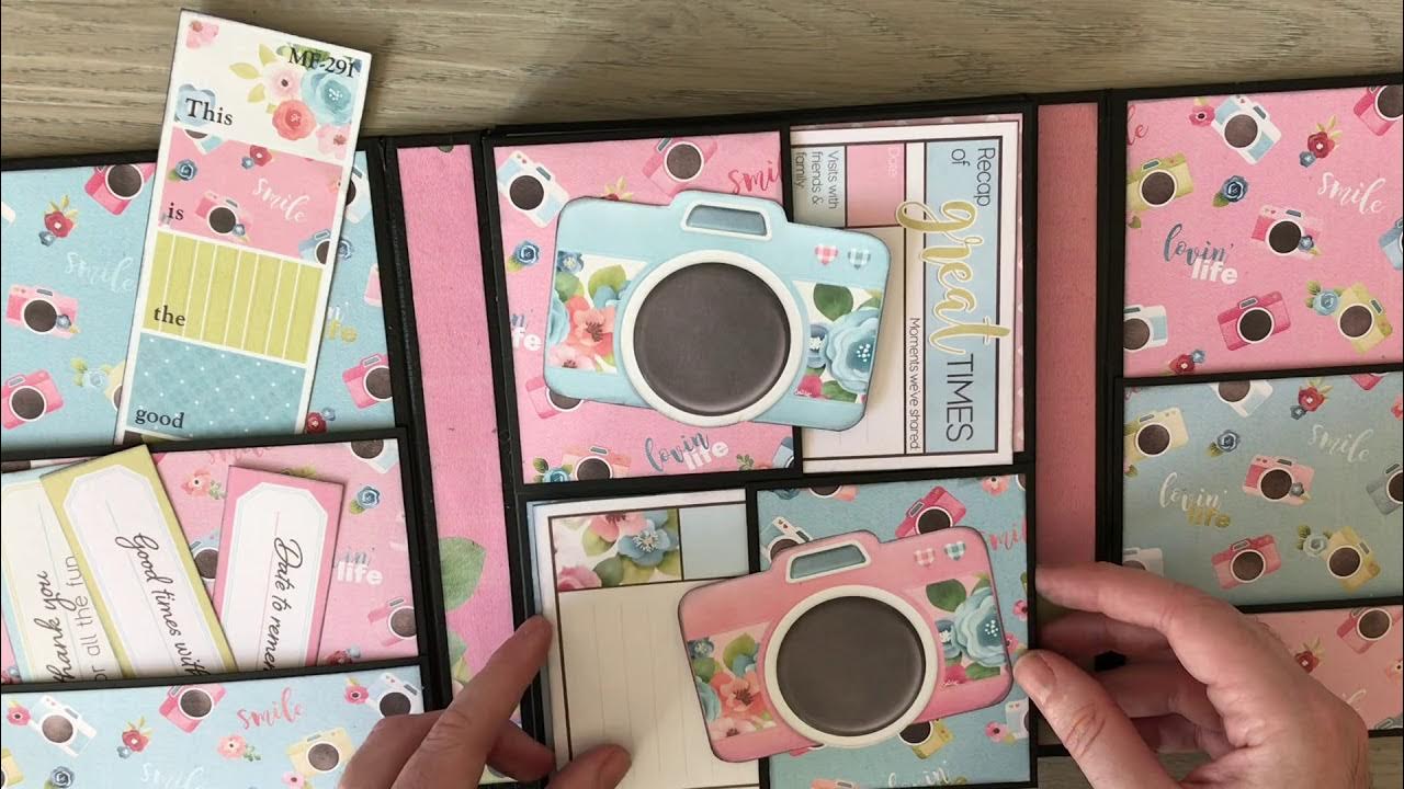 Easy Tri Fold Folio Album - YouTube