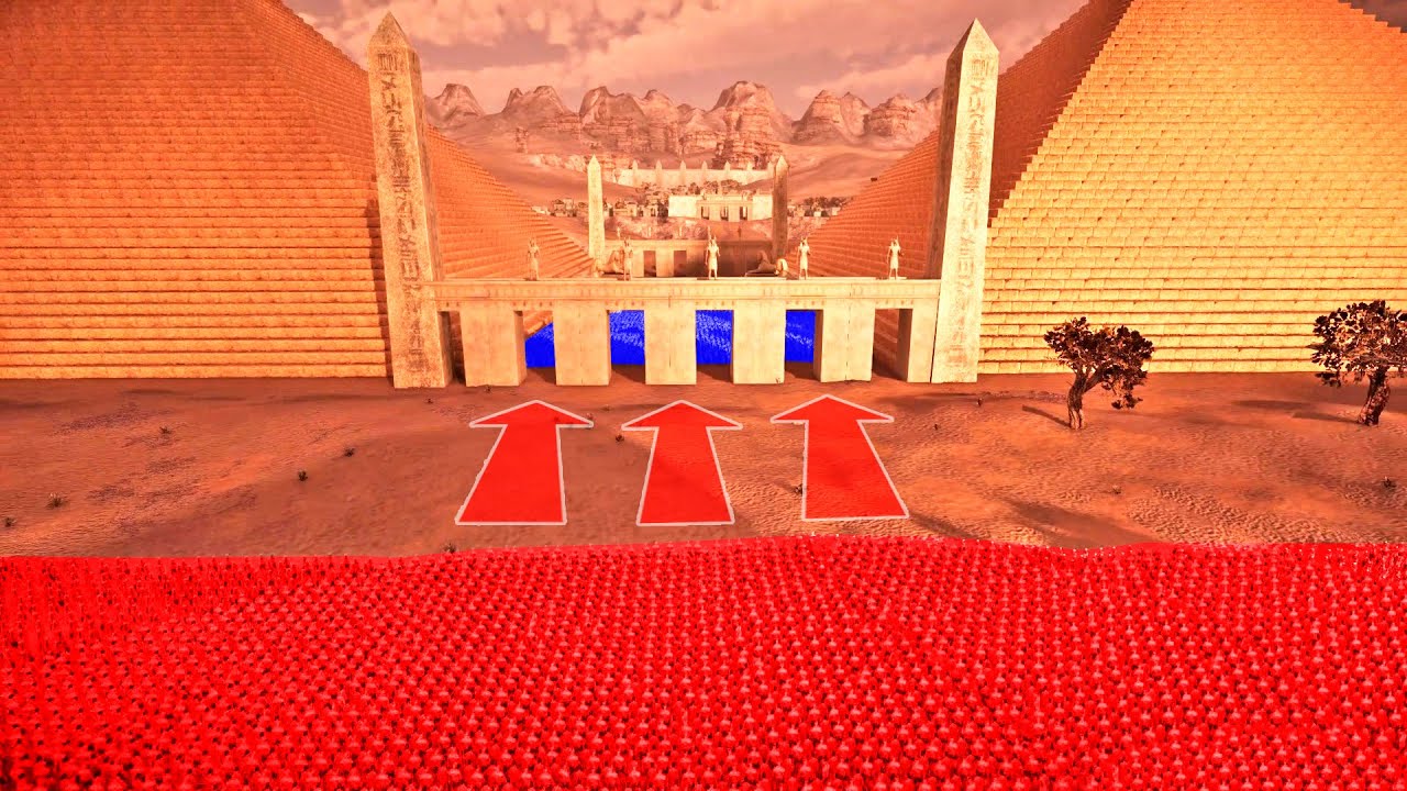 Zombies attack the pyramids | Ultimate Epic Battle Simulator 2 - YouTube