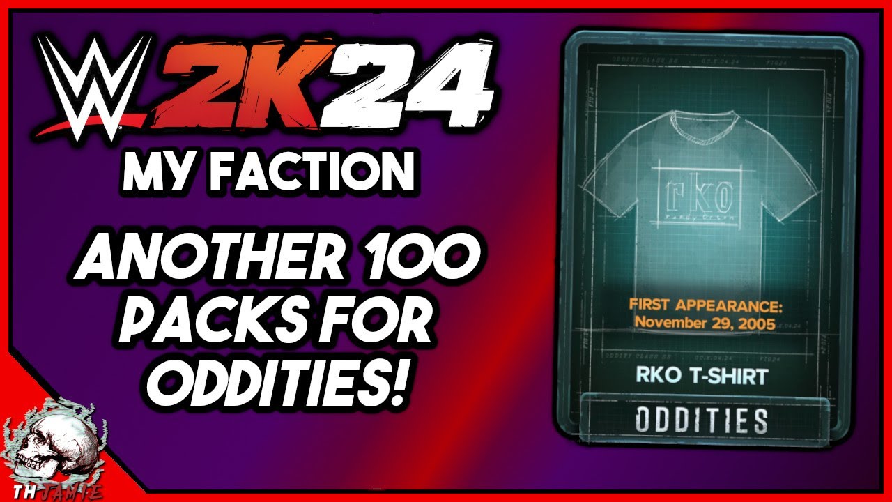 ANOTHER 100 PACKS FOR ODDITIES! WWE 2K24 MyFaction - YouTube