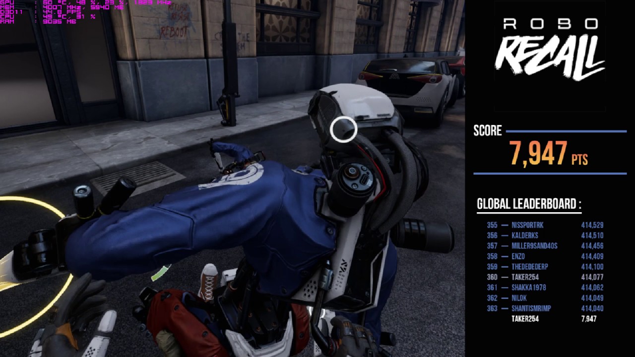 Robo Recall GTX 1070, i7 4790 Oculus Rift VR Gameplay - YouTube