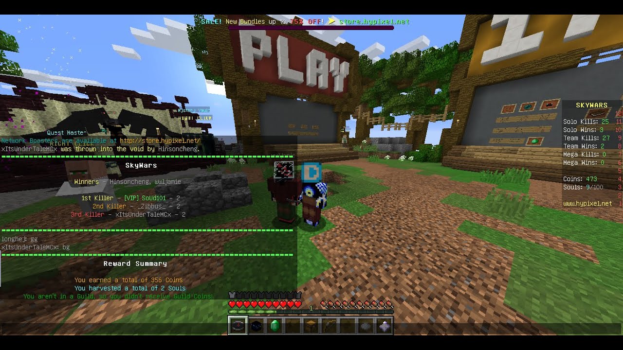 MInecraft skywars with jamie ep.2 - YouTube