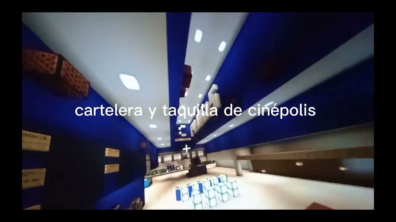 el cinépolis más grande de Minecraft con el logo del 2019. cinepolis ...