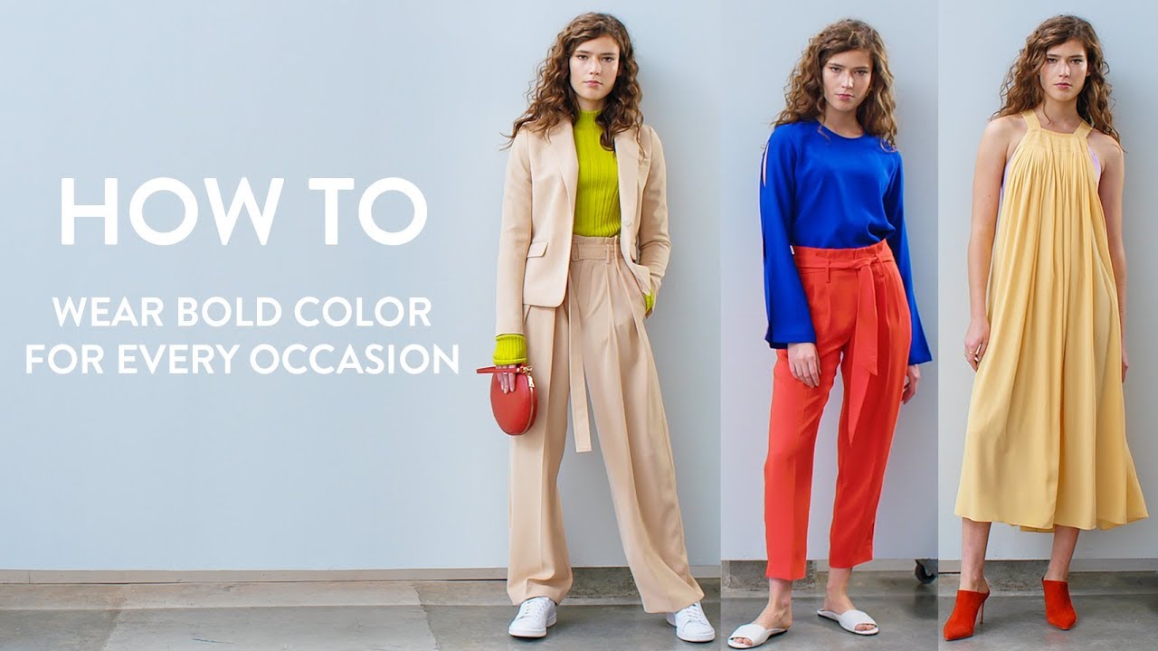 How to Wear Bold Color | Nordstrom - YouTube