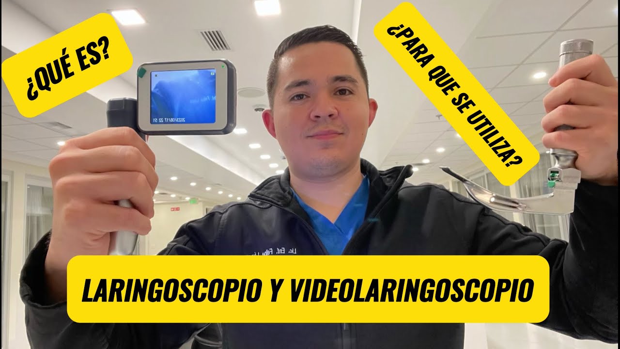 Laringoscopio y videolaringoscopio - ¿Que es? - YouTube