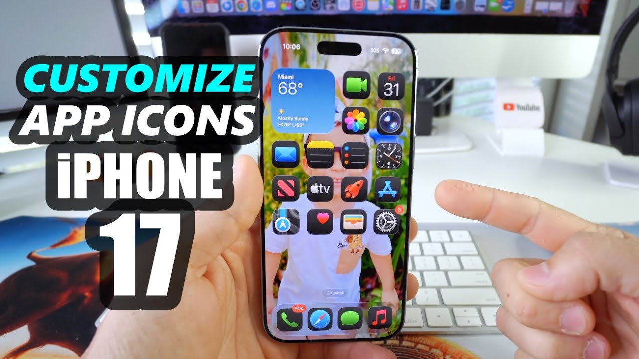 How To Customize App ICONS on iPhone 17 - YouTube