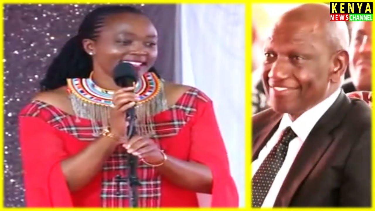 THIS WOMAN! See CS Soipan Tuya SING in front of Ruto in Church at Narok ...
