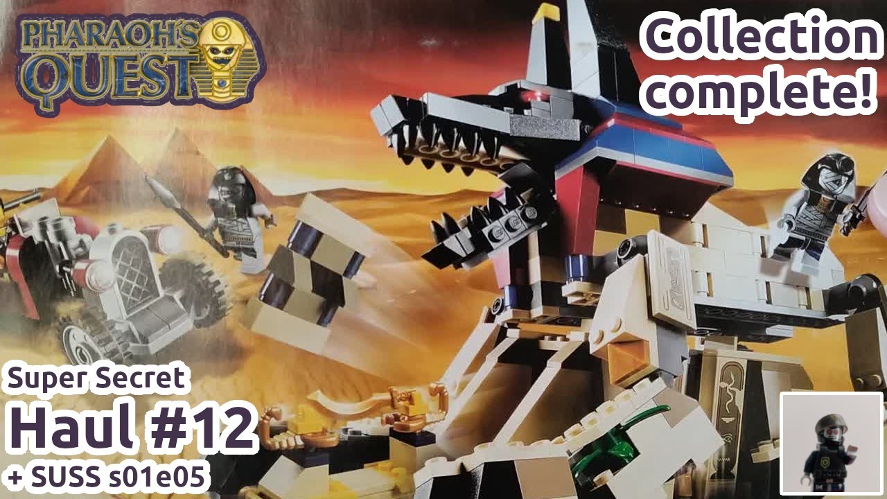 Haul 12: Unboxing rare retired LEGO Pharaoh's Quest set (collection ...