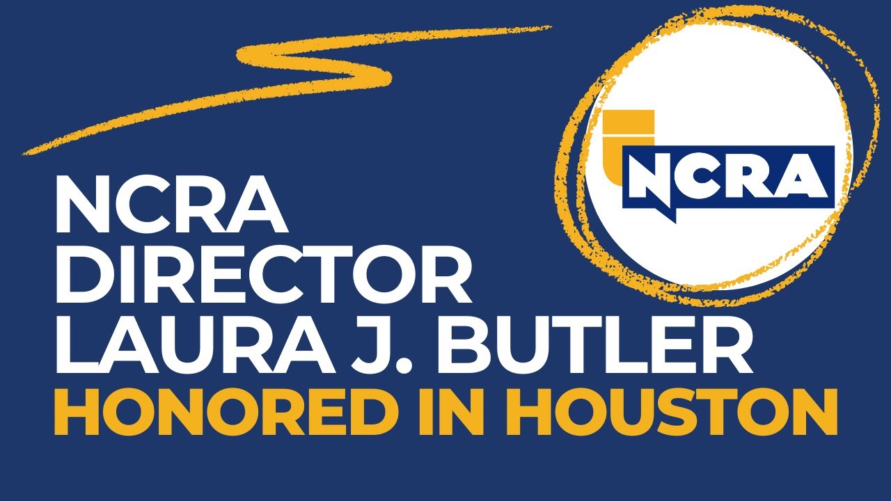 Director Laura J. Butler recognized for decades of service | NCRA - YouTube