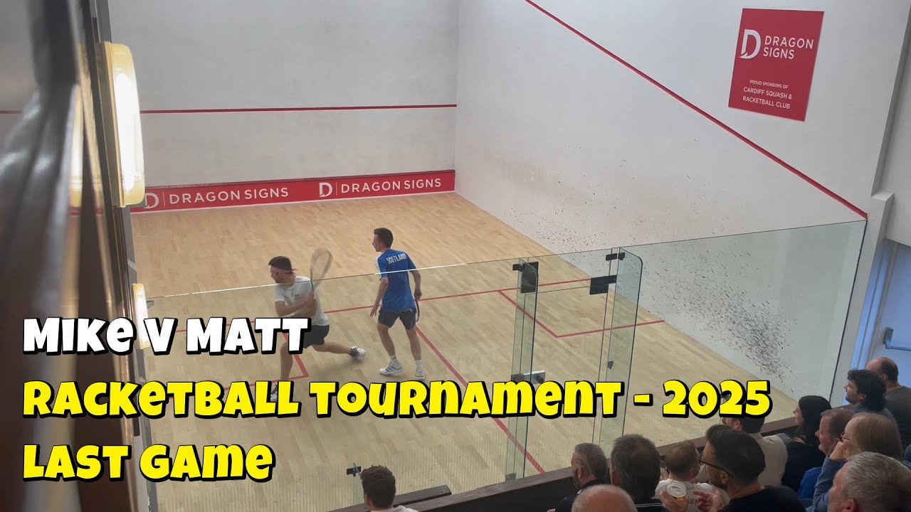 RACKETBALL - Mike V Matt (England V Scotland Match 2025) - YouTube