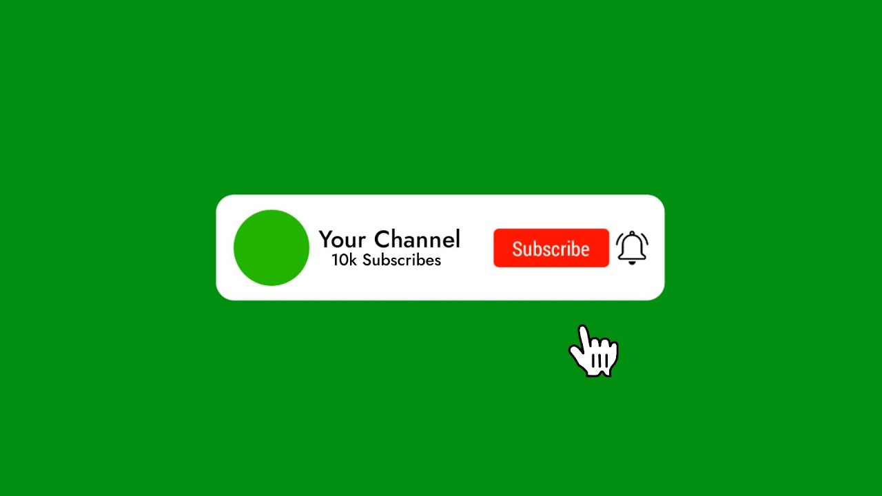 Subscribe Green Screen | Subscribe Intro | Green Screen | No Copyright ...