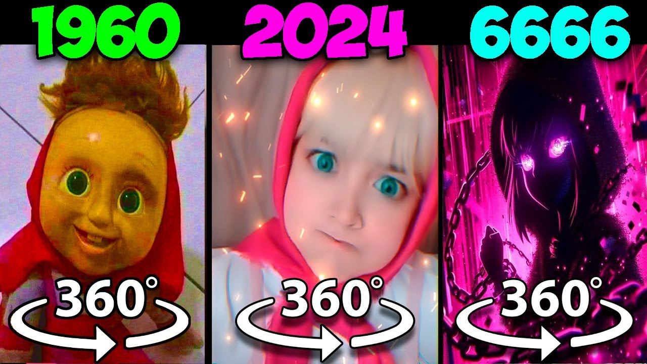 360° VR Masha Ultrafunk Song Improvement among 1960 vs 6666 - YouTube