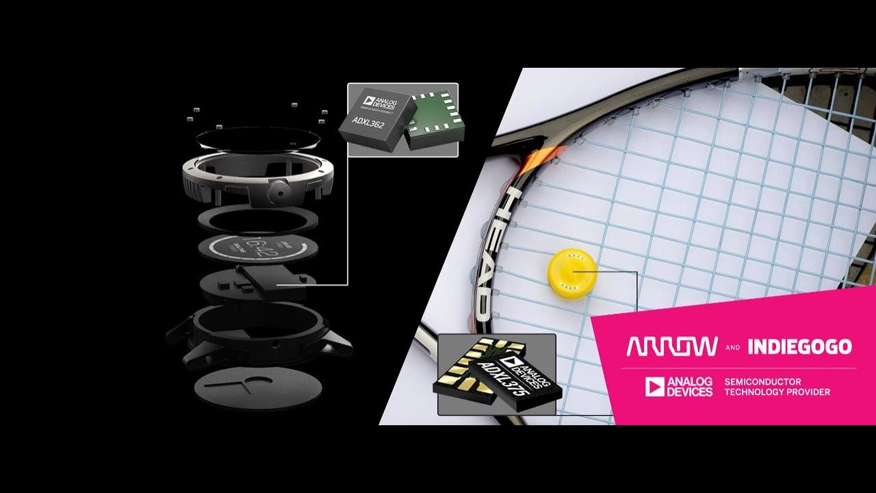 Analog Devices Sensors At Work in Smart Watch and Sports IoT - YouTube