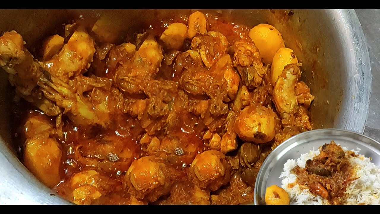 First time banaya bhagone main chicken/भगोने मैं बनाया चिकन - YouTube
