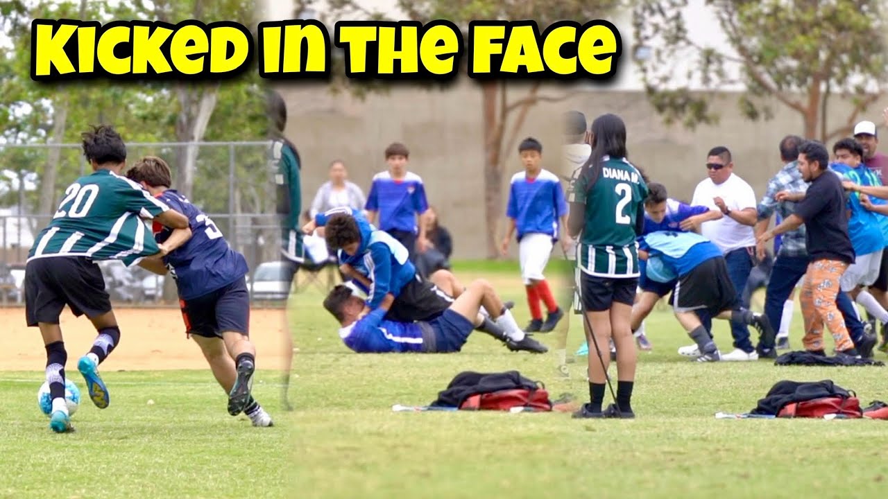 HUGE FIGHT BREAKS OUT IN SUNDAY LEAGUE | Football Match Highlights ...