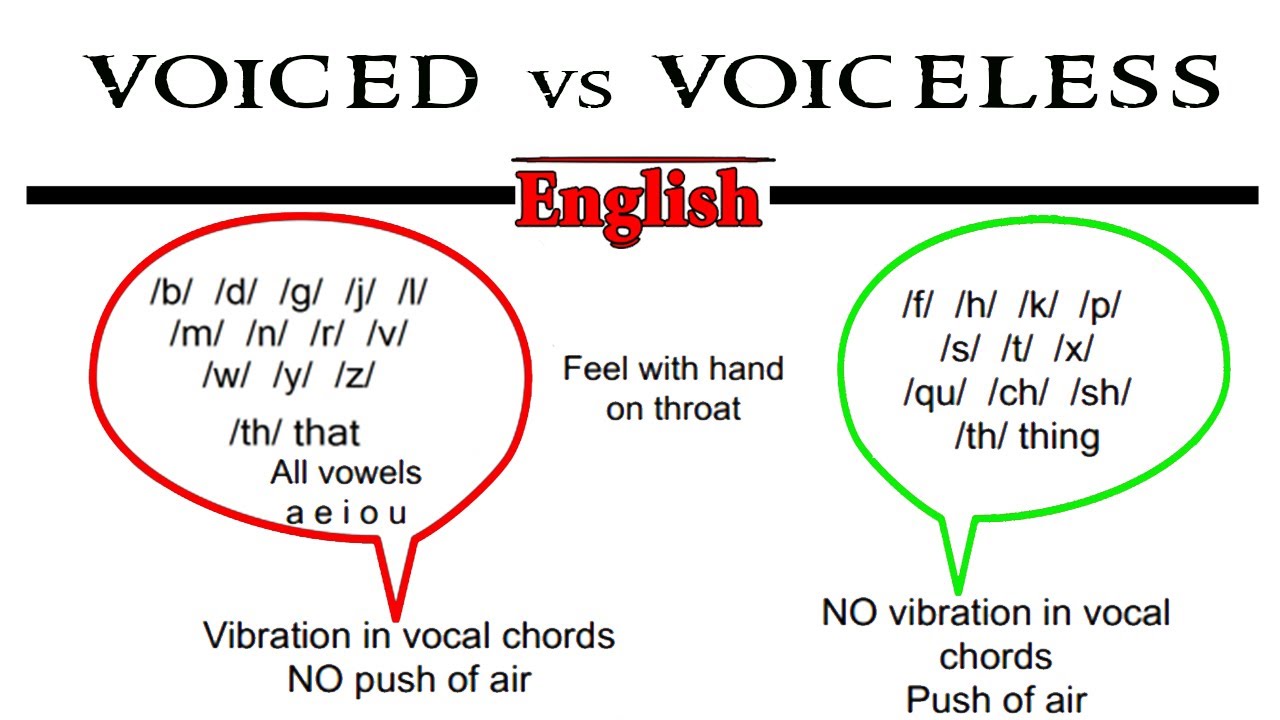 Phonetics Voiced And Voiceless