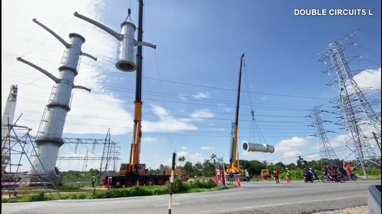 TNB 132kV Overhead Transmission Line LILO Paya Jaras to Batu Arang ...