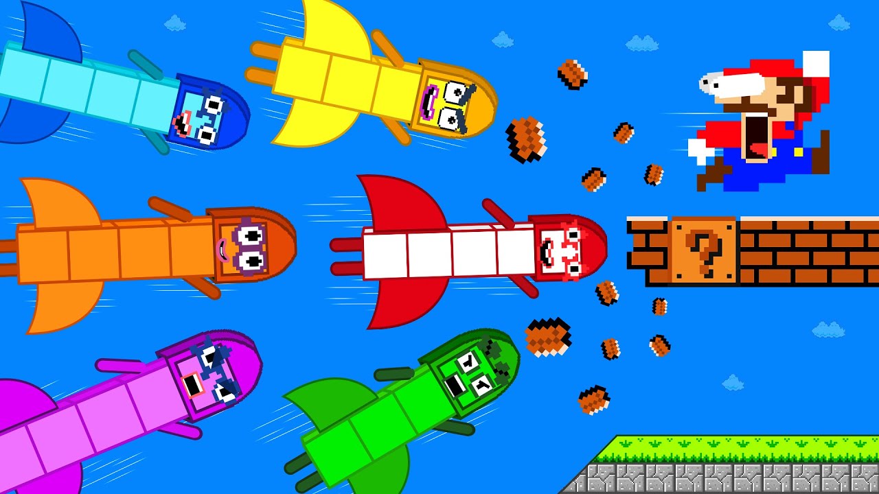 Pattern Palace: Mario Escape Block 10 and Numbers Rocket | Second Grade Math - Learn To Count ...