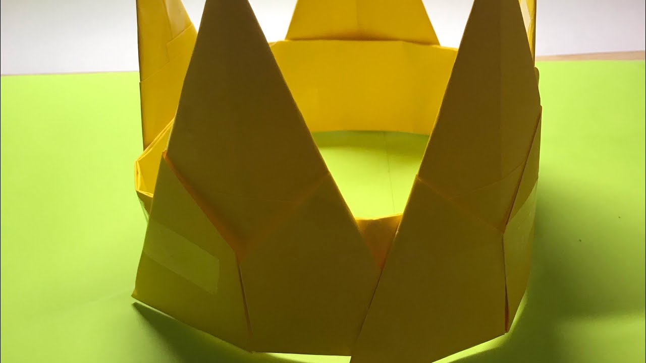 How To Make A Paper Crown Origami Art YouTube How To Make A Paper Crown Origami Art YouTube