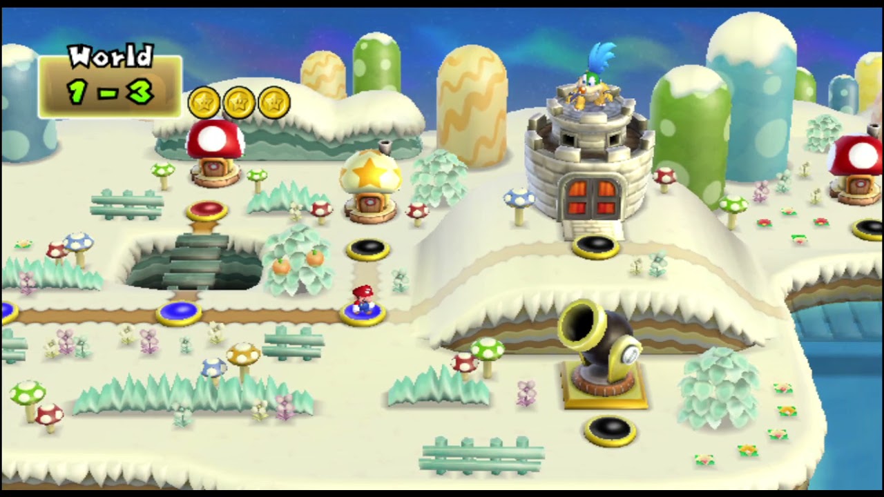 New Super Mario Bros. Wii: Winter Moon (100%, unedited) - YouTube