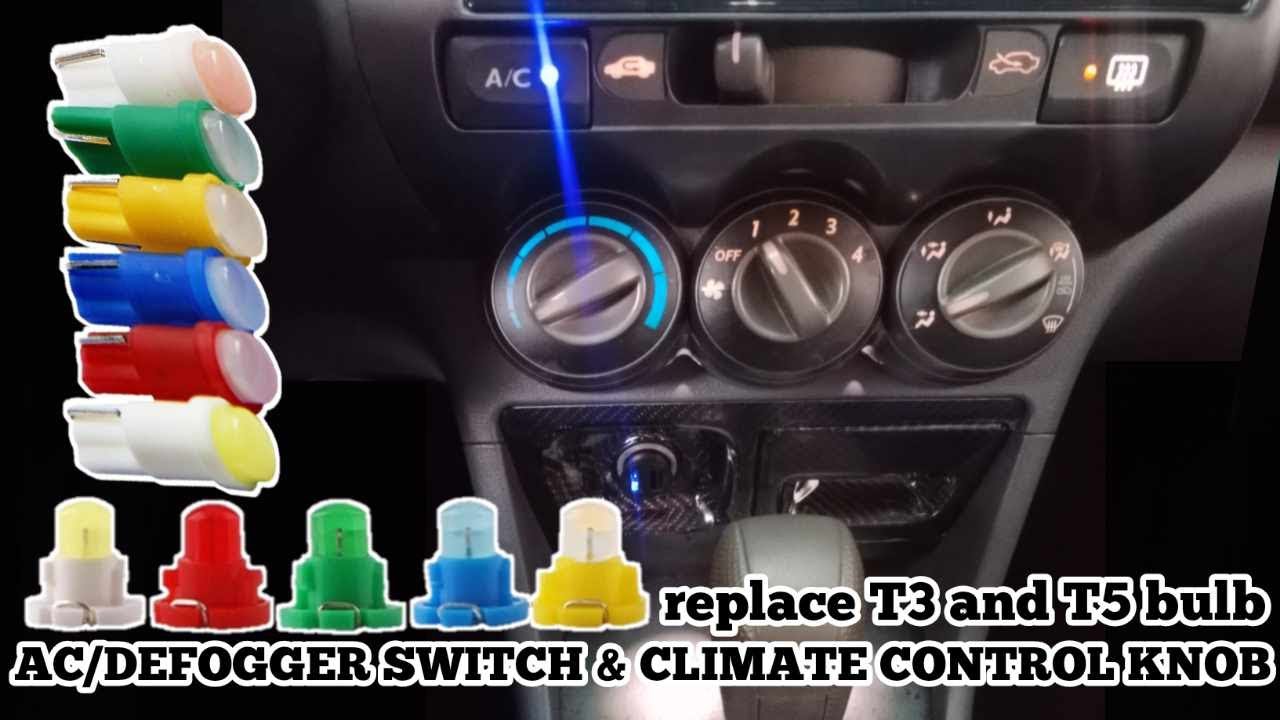 AC & DEFOGGER SWITCH BUSTED T5 LIGHT INDICATION REPLACEMENT | HONDA ...