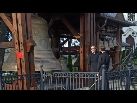 Колокольный звон перед всенощным бдением. Жировичский монастырь.