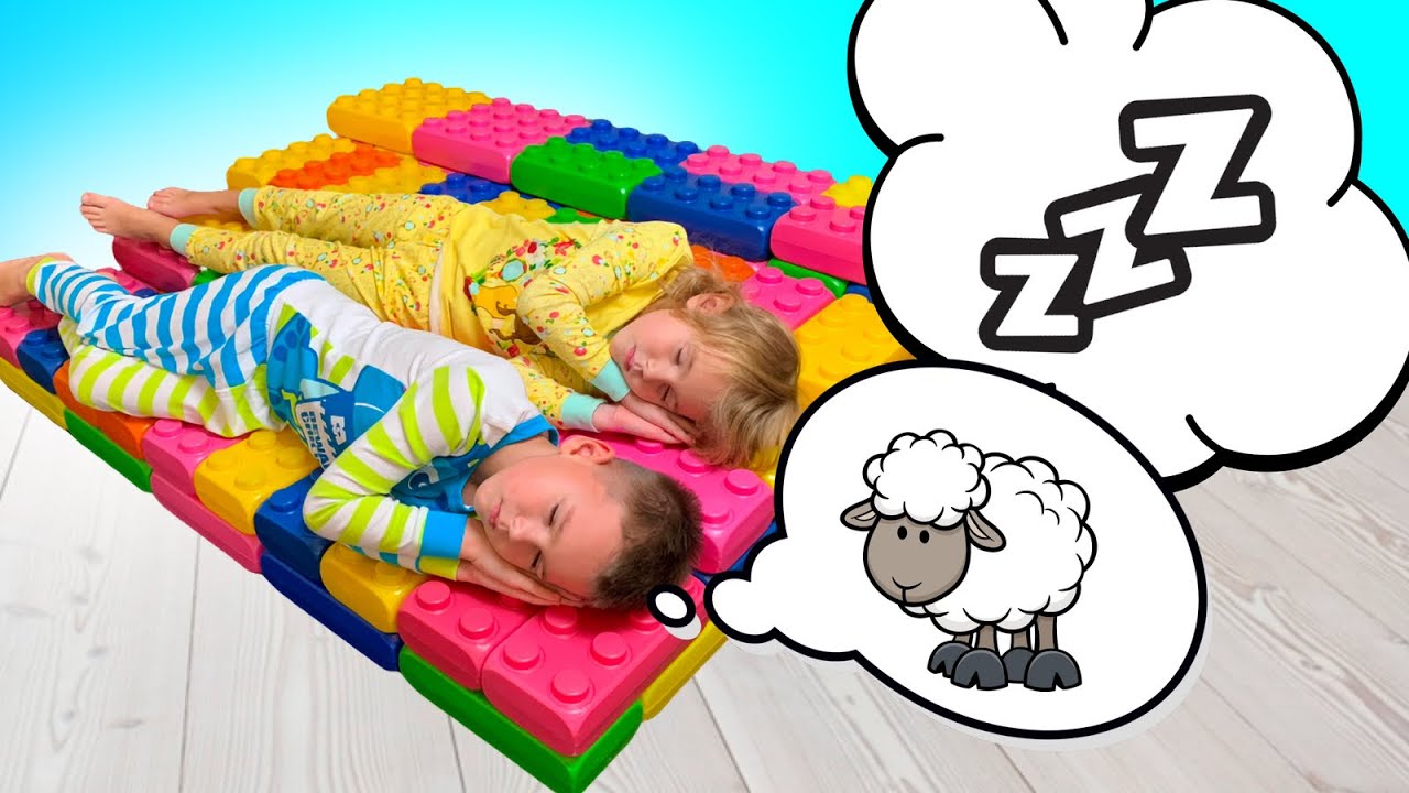 Five Kids Bedtime Story + more funny stories about Toys - YouTube