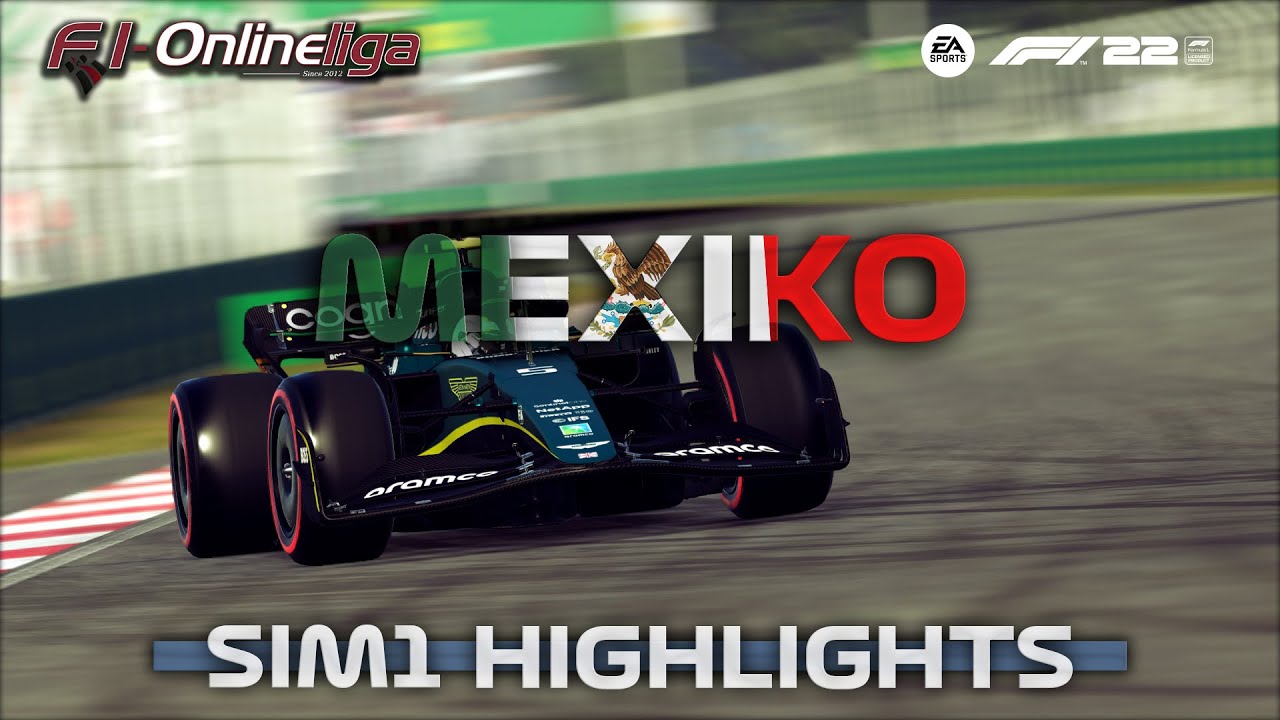 S16 PS 🎮 SIM1 Mexiko GP [Highlights] 🏎 F1-Onlineliga - F1 22 - YouTube