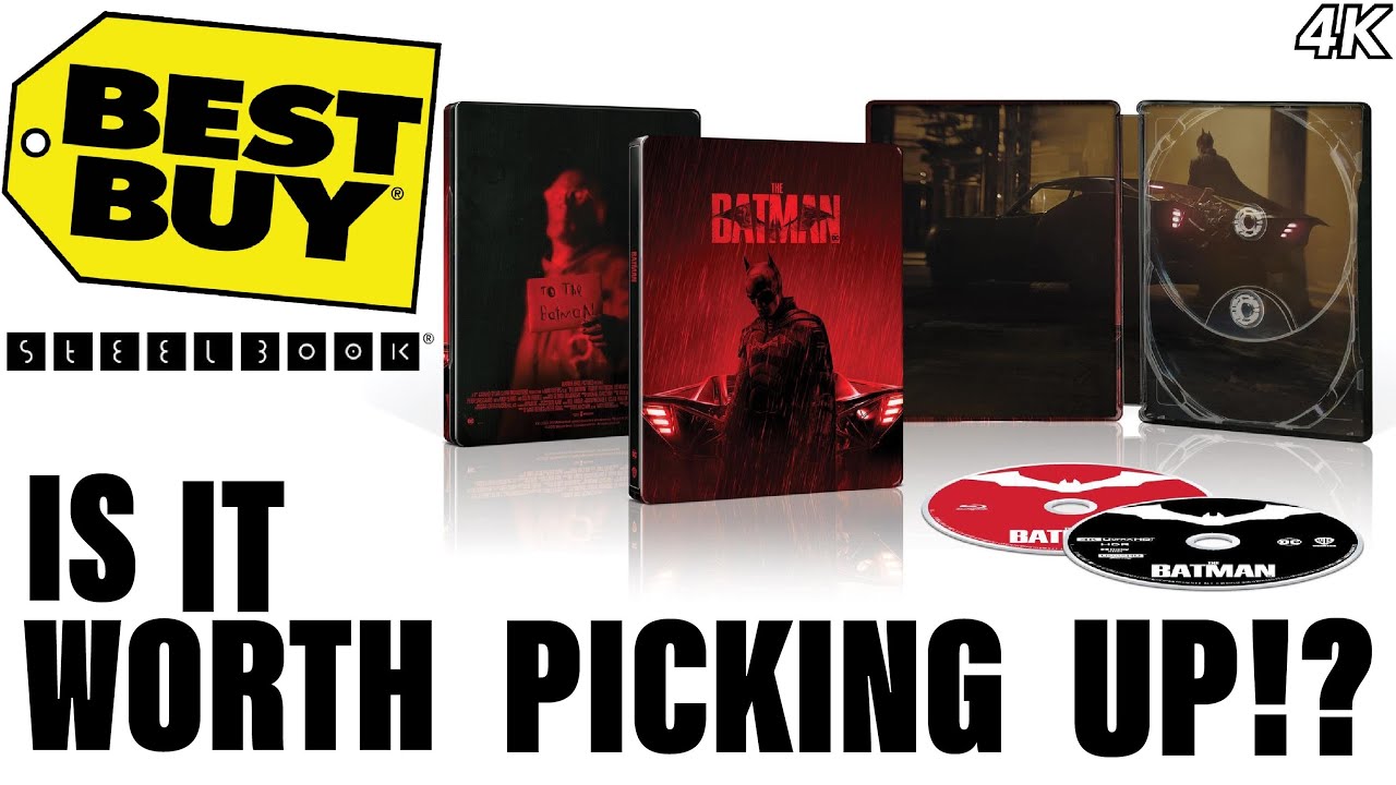 The Batman 4K New Art (Steelbook) Unboxing and Review With Commentary ...