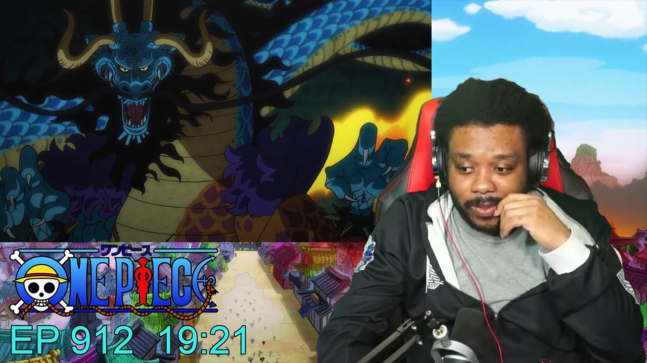 One Piece 908 - 912 KAIDO APPEARS REACTION - YouTube