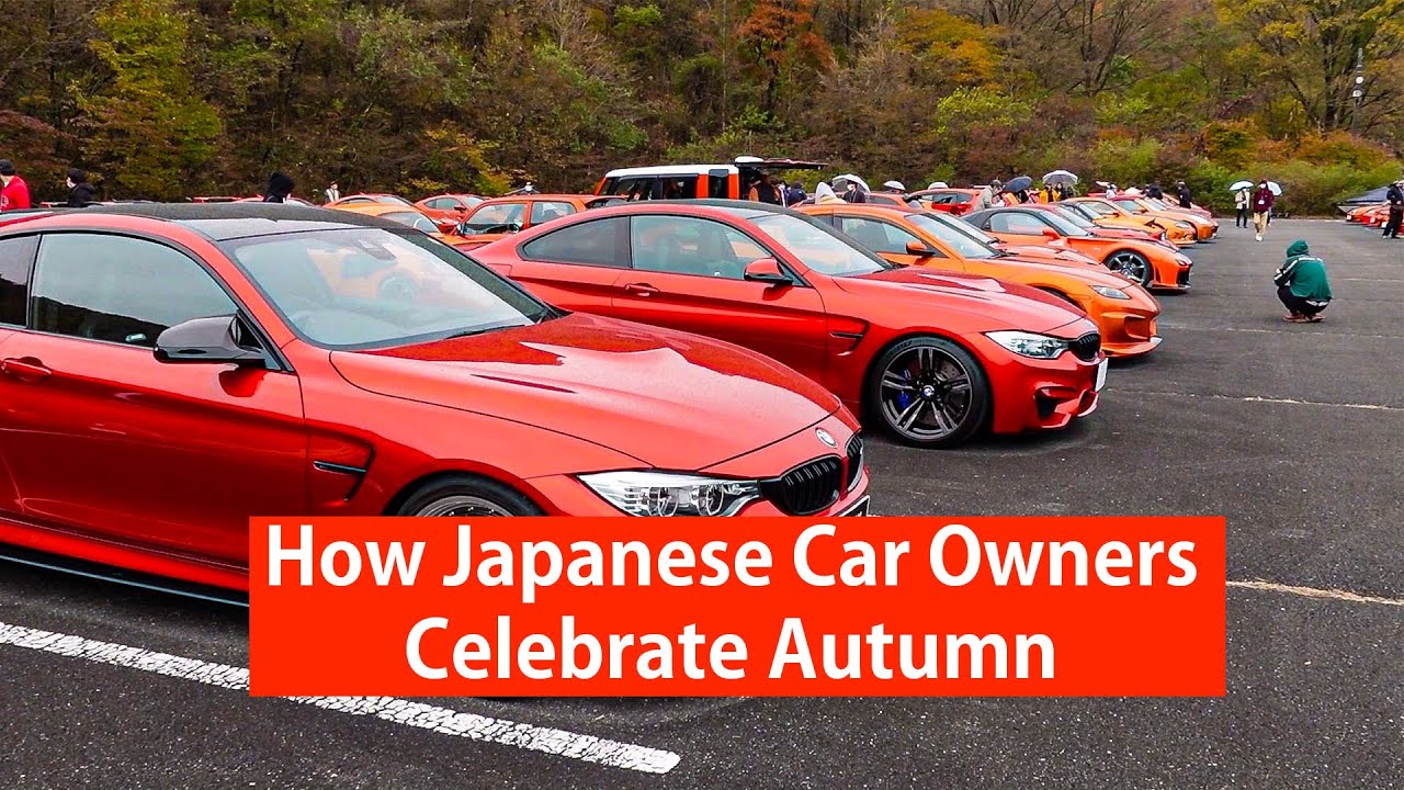 How Japanese Car Owners Celebrate Autumn - YouTube