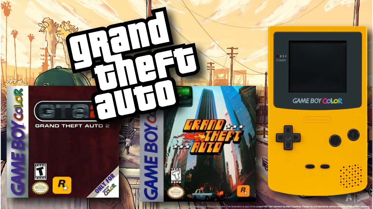 Todos los Grand Theft Auto para Gameboy Color - YouTube