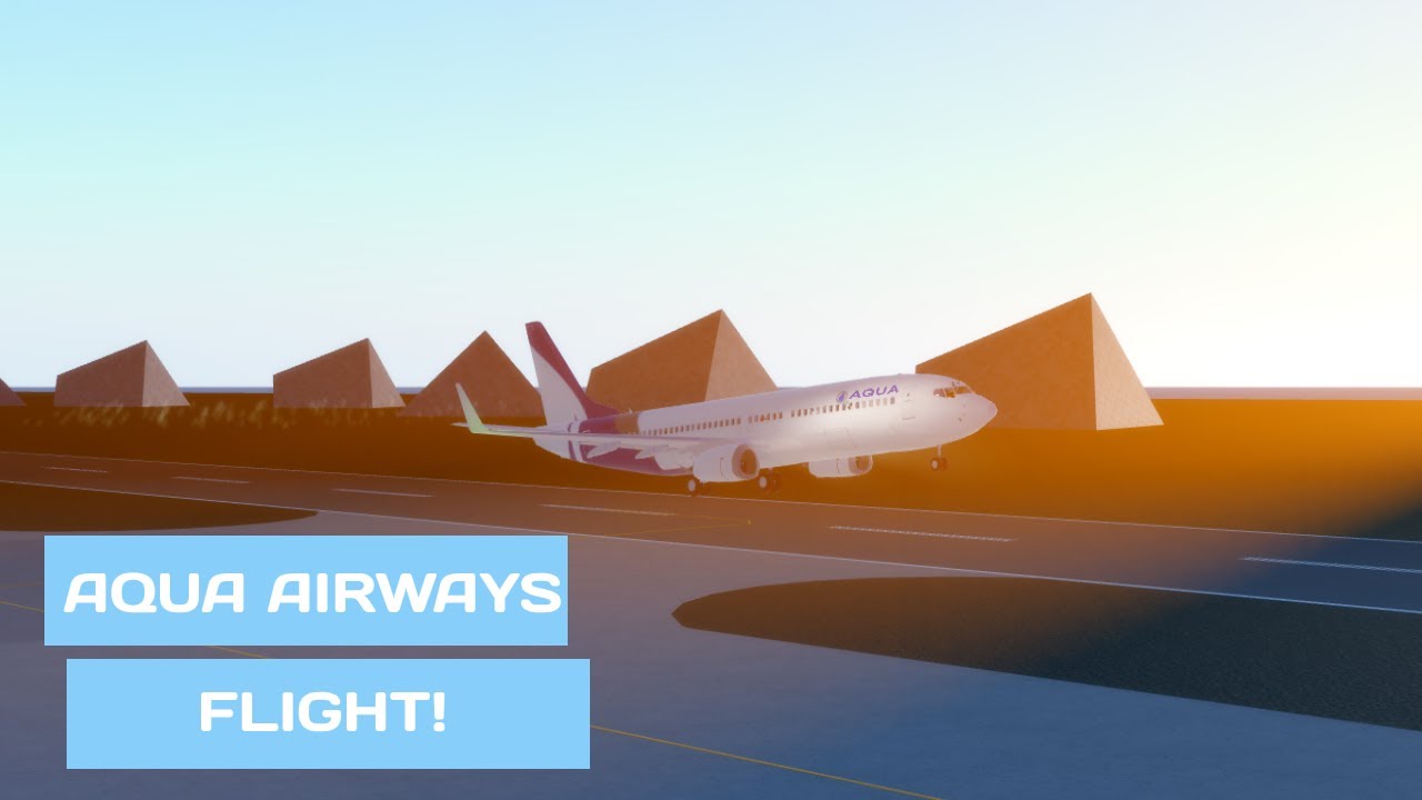 Flying With AQUA AIRWAYS! *First Flight* - YouTube