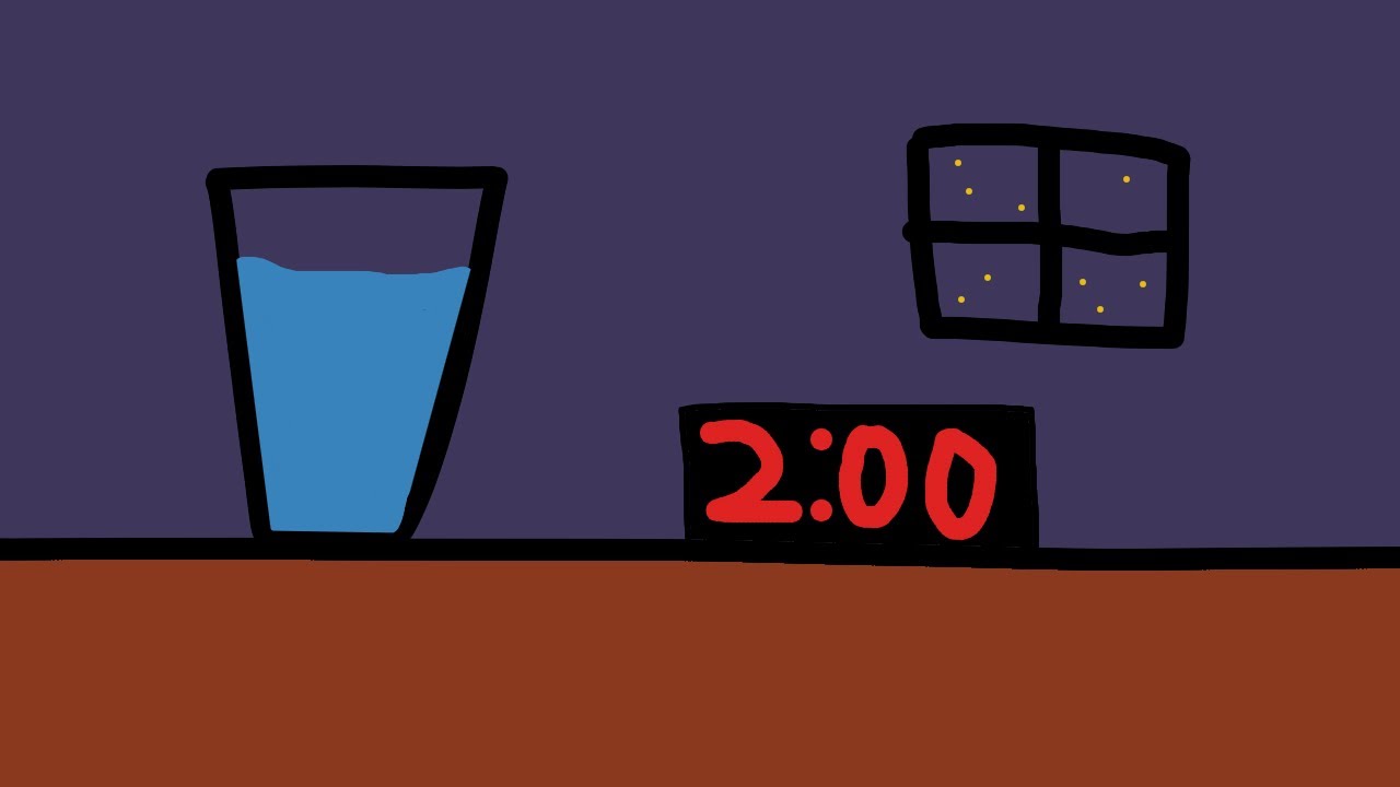 POV: You're a glass of water at 2AM (Flipaclip Animation) - YouTube